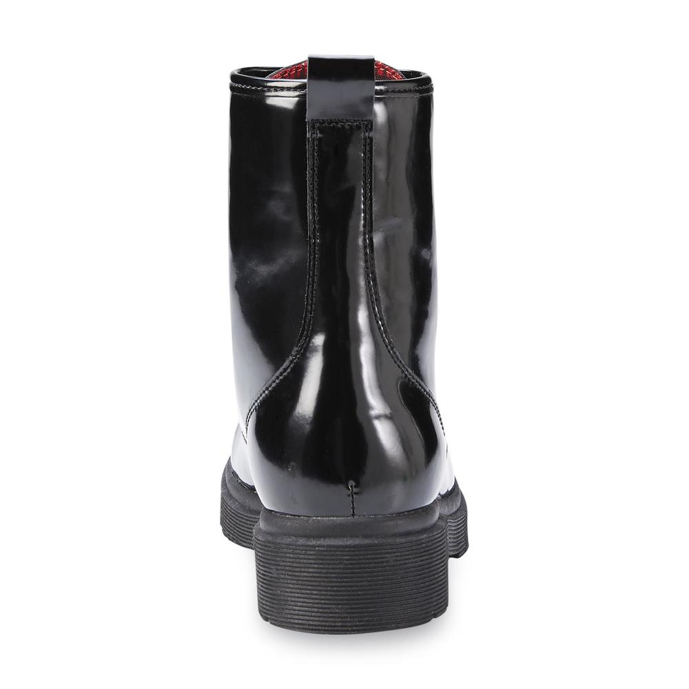 Bongo Women's Oz Black Chunky Combat Boot