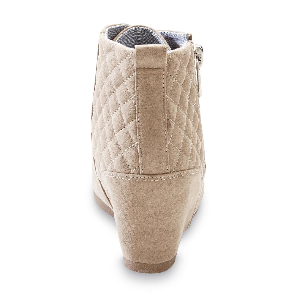 Bongo Women's Kedzie Wedge Bootie - Taupe