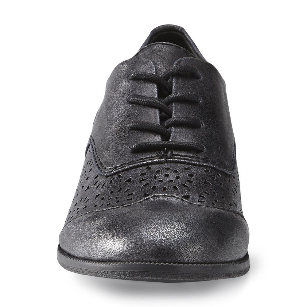 Bongo Women's Cadence Black Oxford Shoe