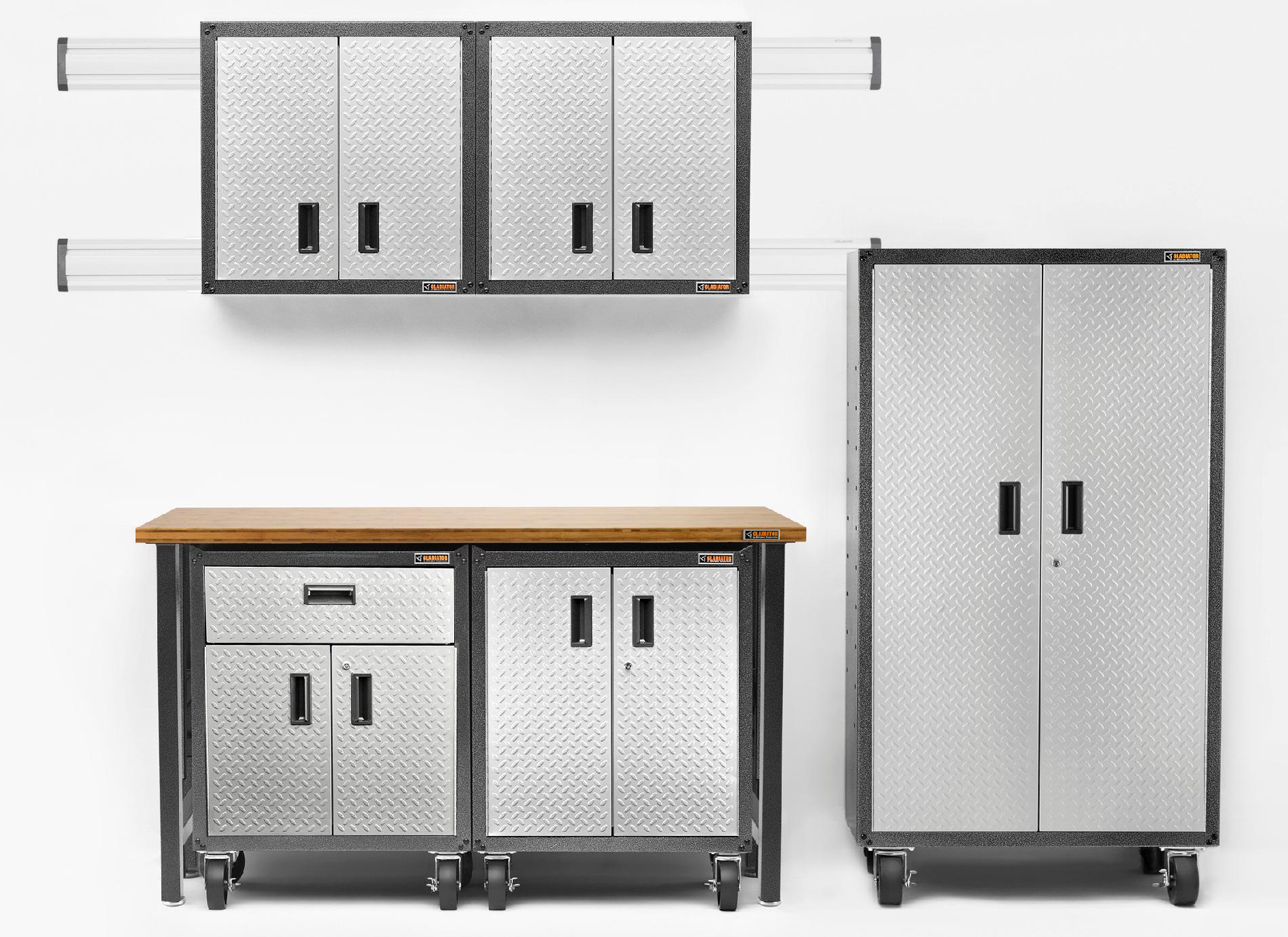 Gladiator Gladiator EZ RTA 8-Piece Garage Storage System - Tools ...