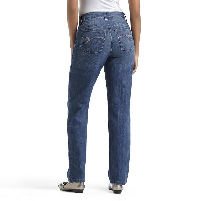 Gloria Vanderbilt Womens Classic Fit Amanda Sparkle Jeans