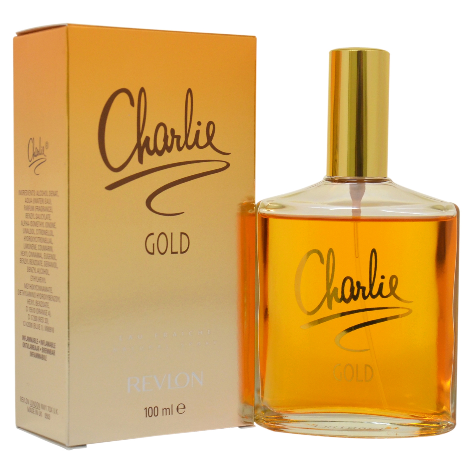 Charlie Gold by Revlon for Women - 3.4 oz EFS Spray