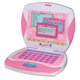 Barbie "Chat With Me" Online Laptop - Toys & Games - Tech Toys ...