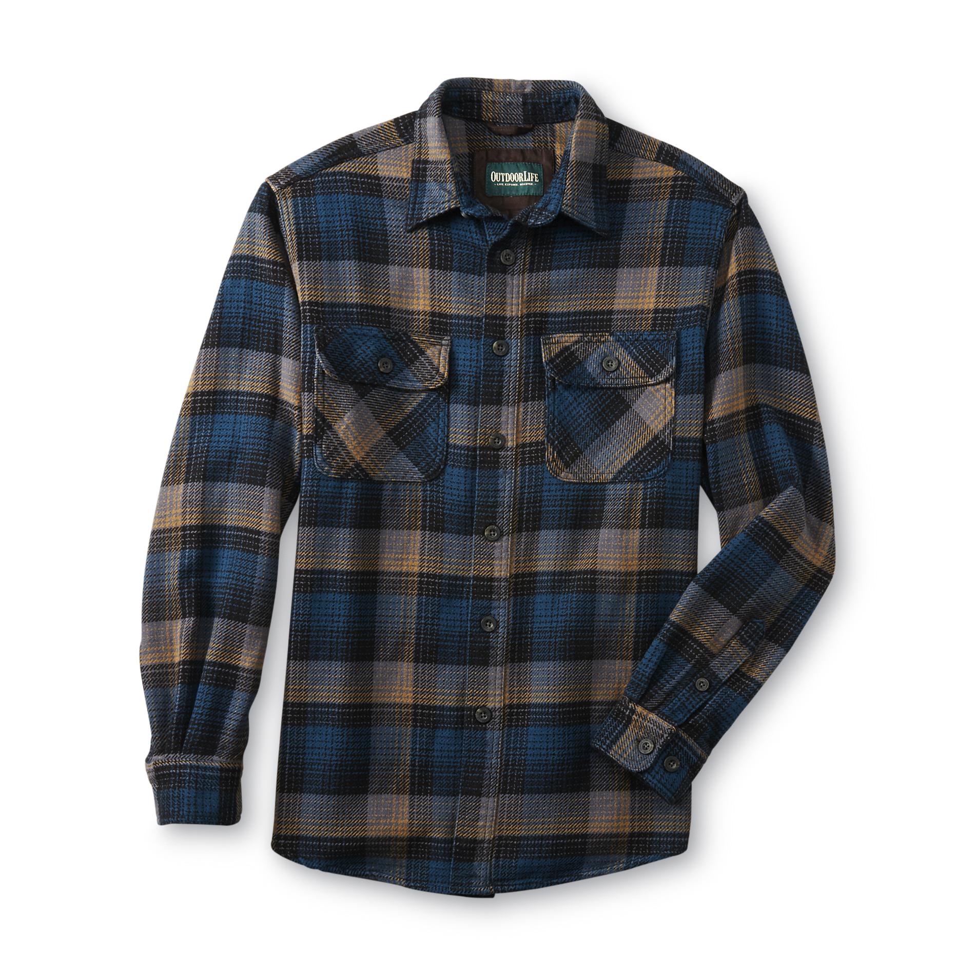 Outdoor Life® Men's Brawny Flannel Shirt - Plaid