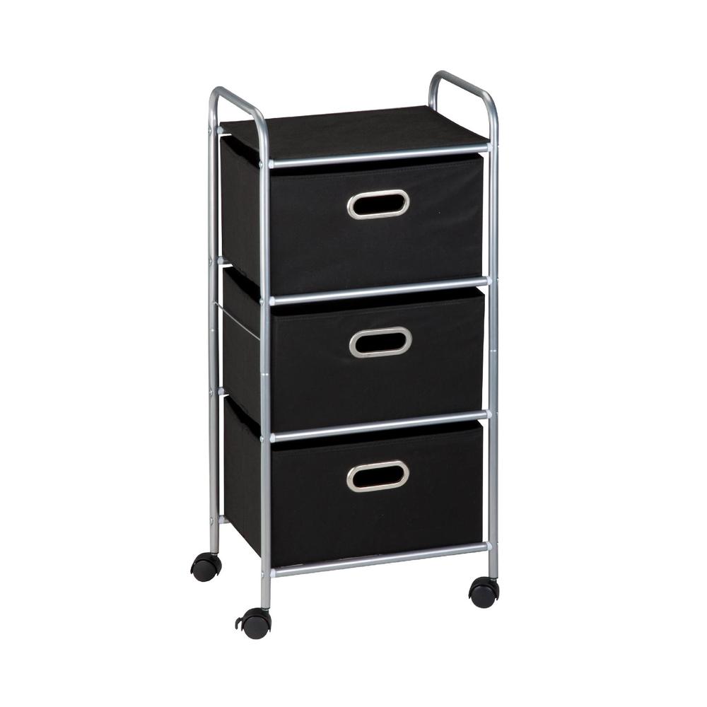 Honey Can Do 3 Drawer Fabric Storage Cart