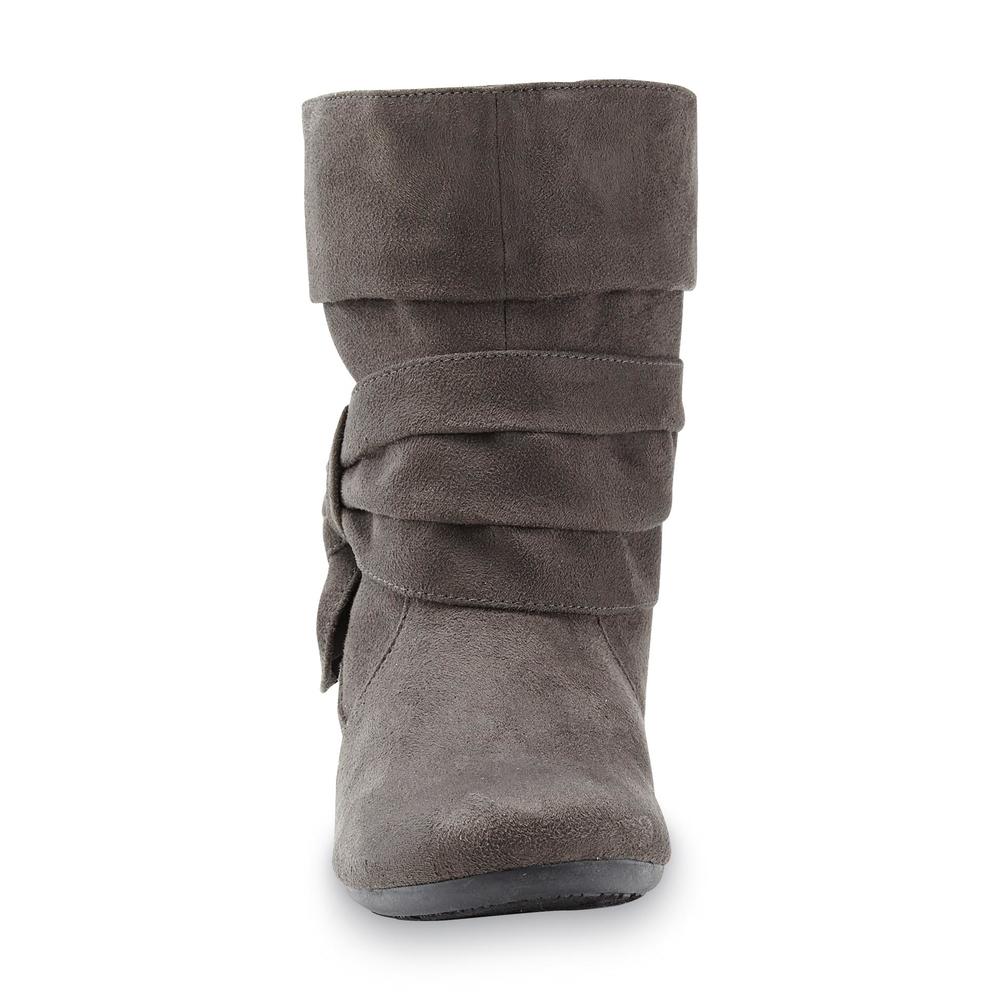 Bongo Women's Reid 8-Inch Gray Ankle Boot