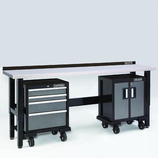 Craftsman 8' Premium Heavy-Duty Workbench w/ Stainless Steel Top