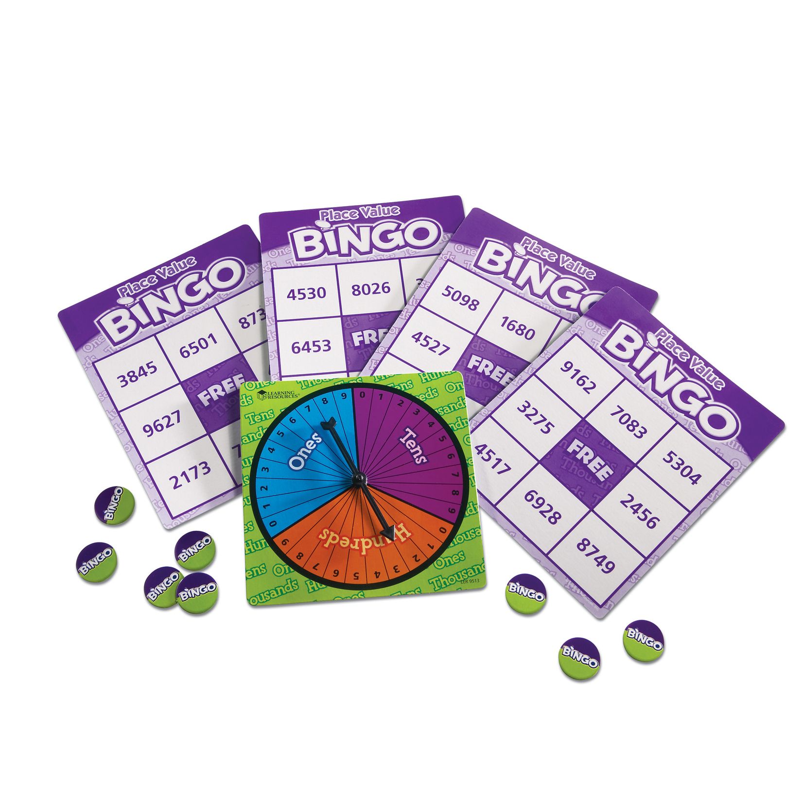 Learning Resources Place Value Bingo Game