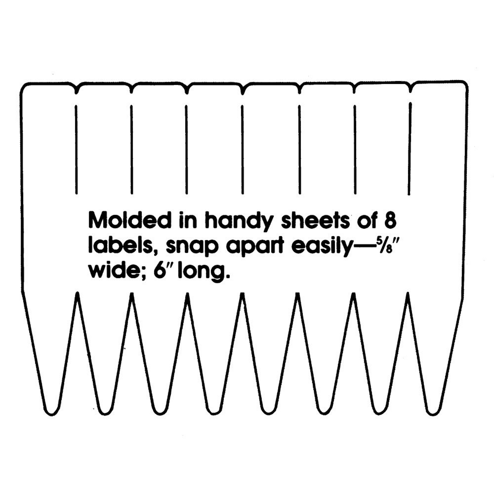 UPC 094654906016 - Pylon 6in Plastic Pot Label, 1000/case | upcitemdb.com