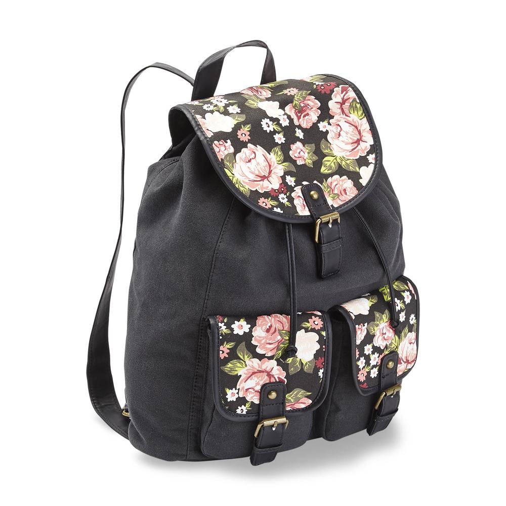 Joe Boxer Junior's Canvas Backpack - Floral