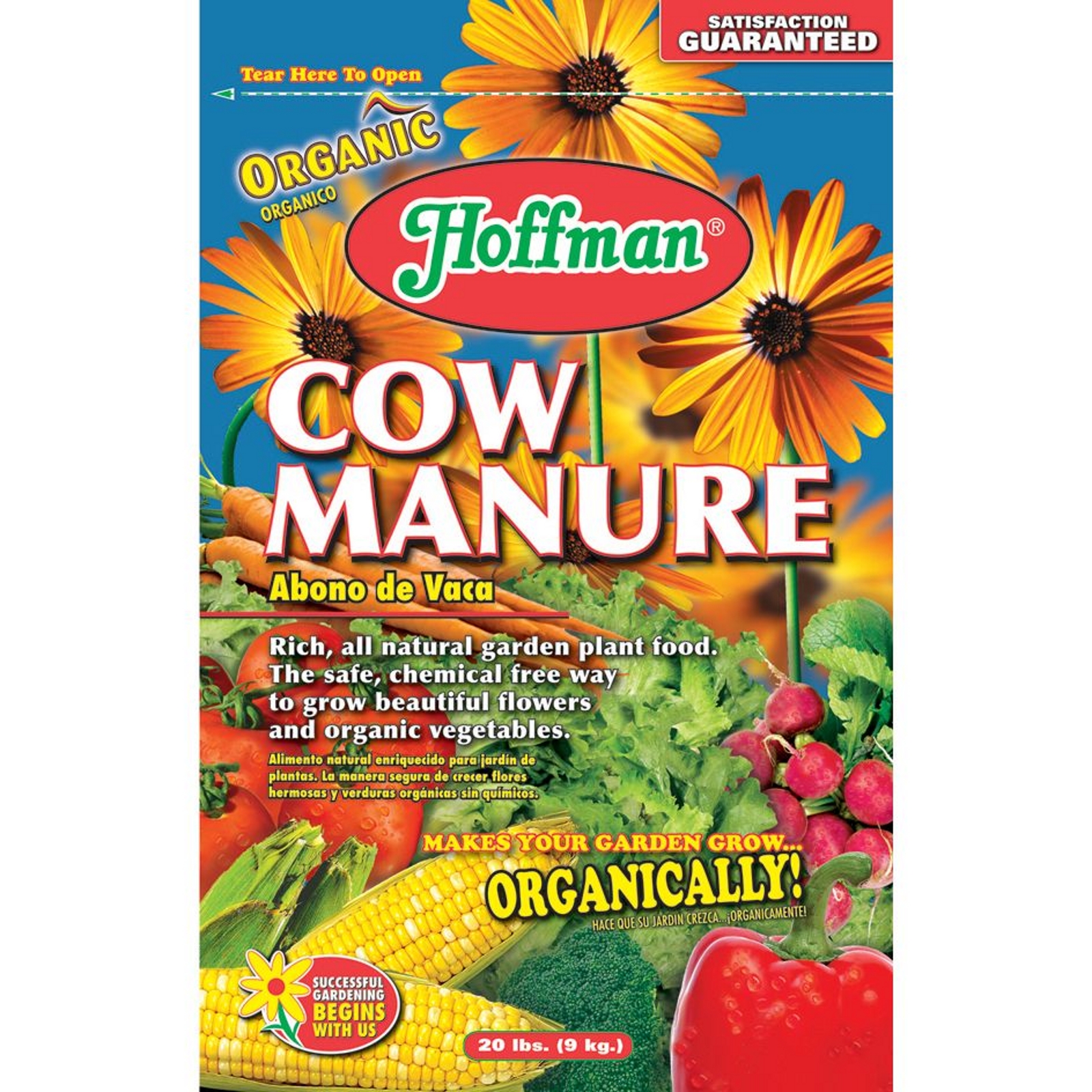 Hoffman HOF21045 Dehydrated Cow Manure 1-1-1 - 20 pound
