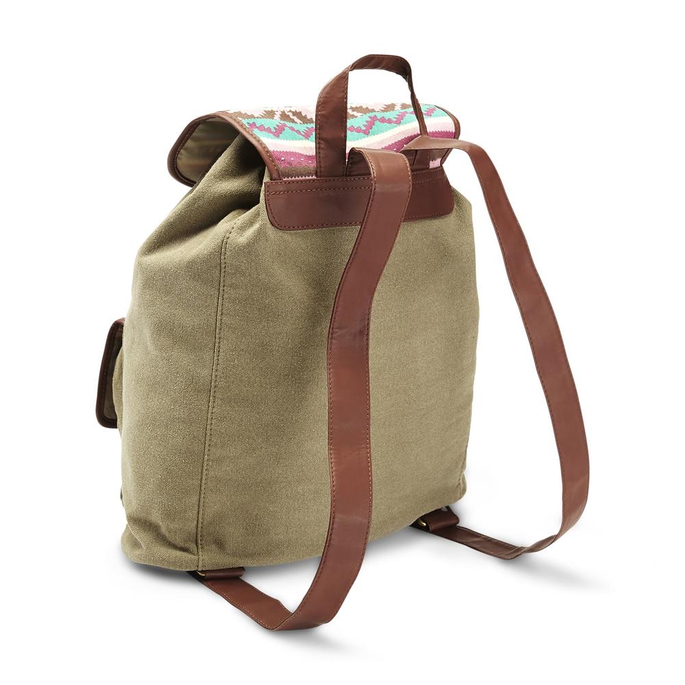 Joe Boxer Junior's Canvas Backpack - Tribal Print