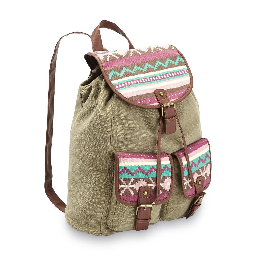 Joe Boxer Junior's Canvas Backpack - Tribal Print