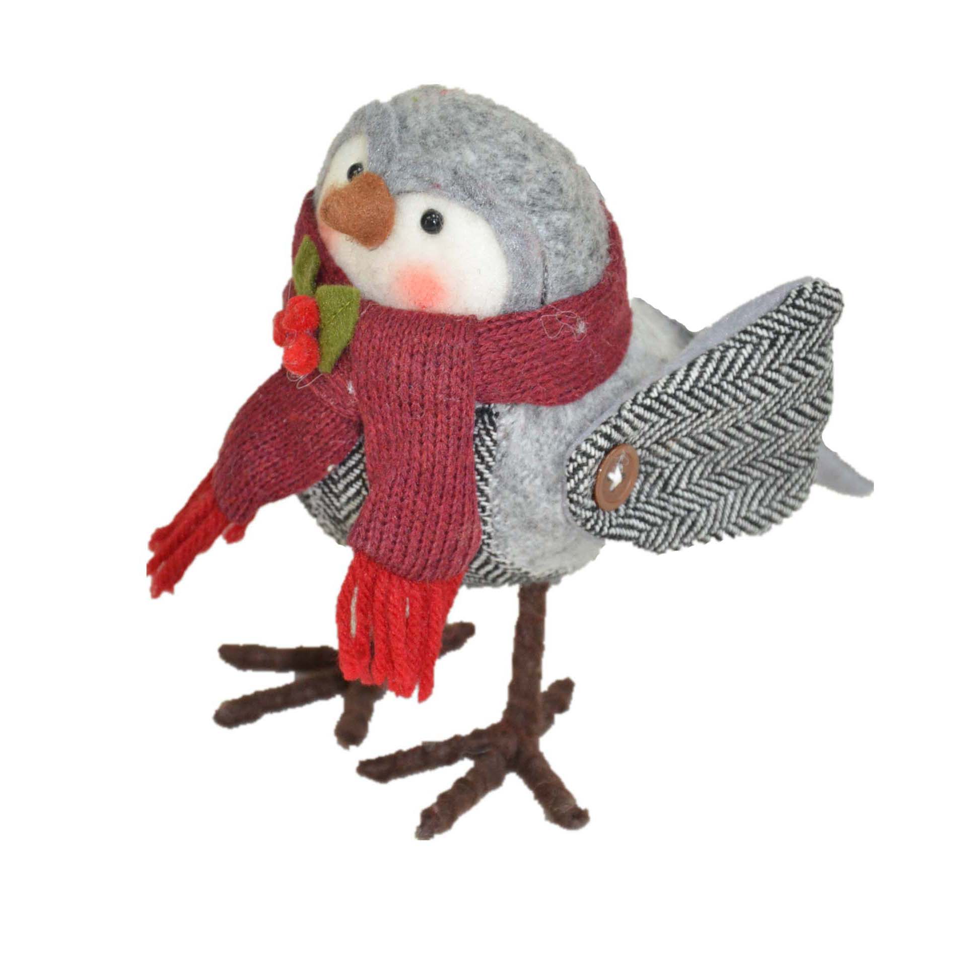 UPC 099794541295 - Trim A Home IHW Fabric Bird Burgundy Scarf, 7.5 in ...