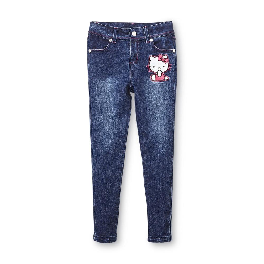 Hello Kitty Girl's Embellished Skinny Jeans