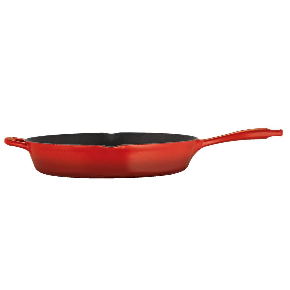 Gourmet Enameled Cast Iron 12 in Skillet