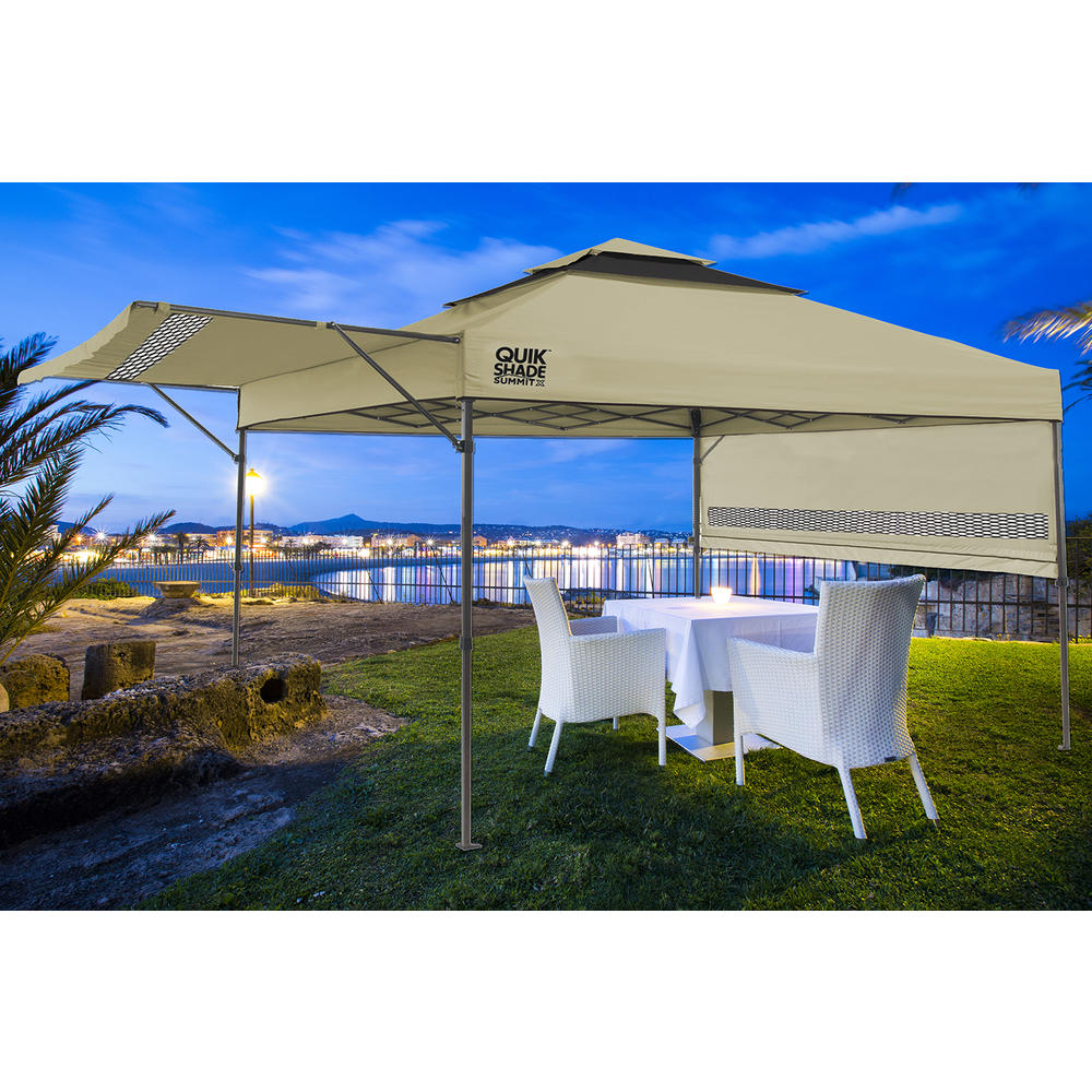 Quik Shade Summit SX170 Instant Canopy 10x10 with Adjustable Dual Half ...