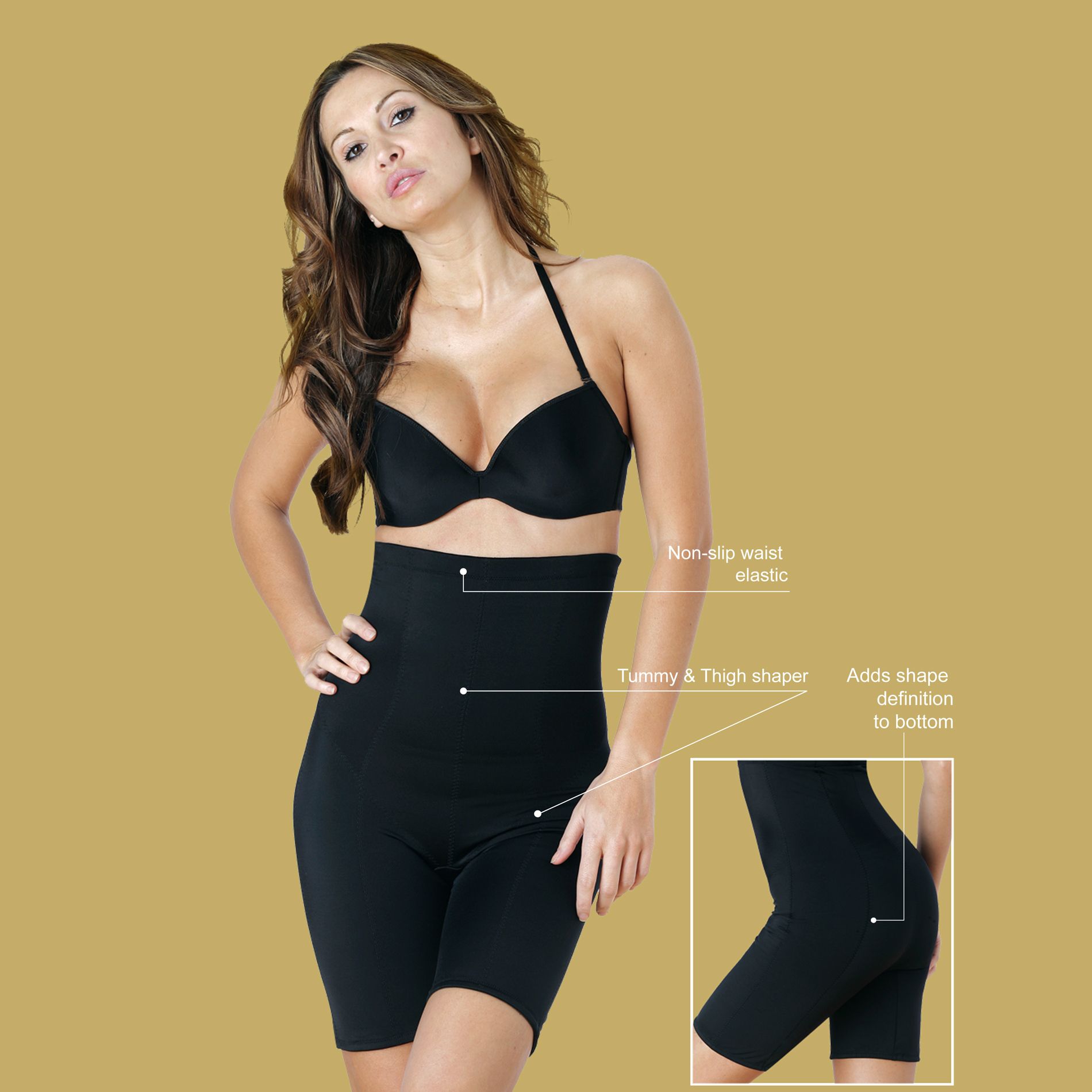 Dr Rey Shapewear High Waist Step In