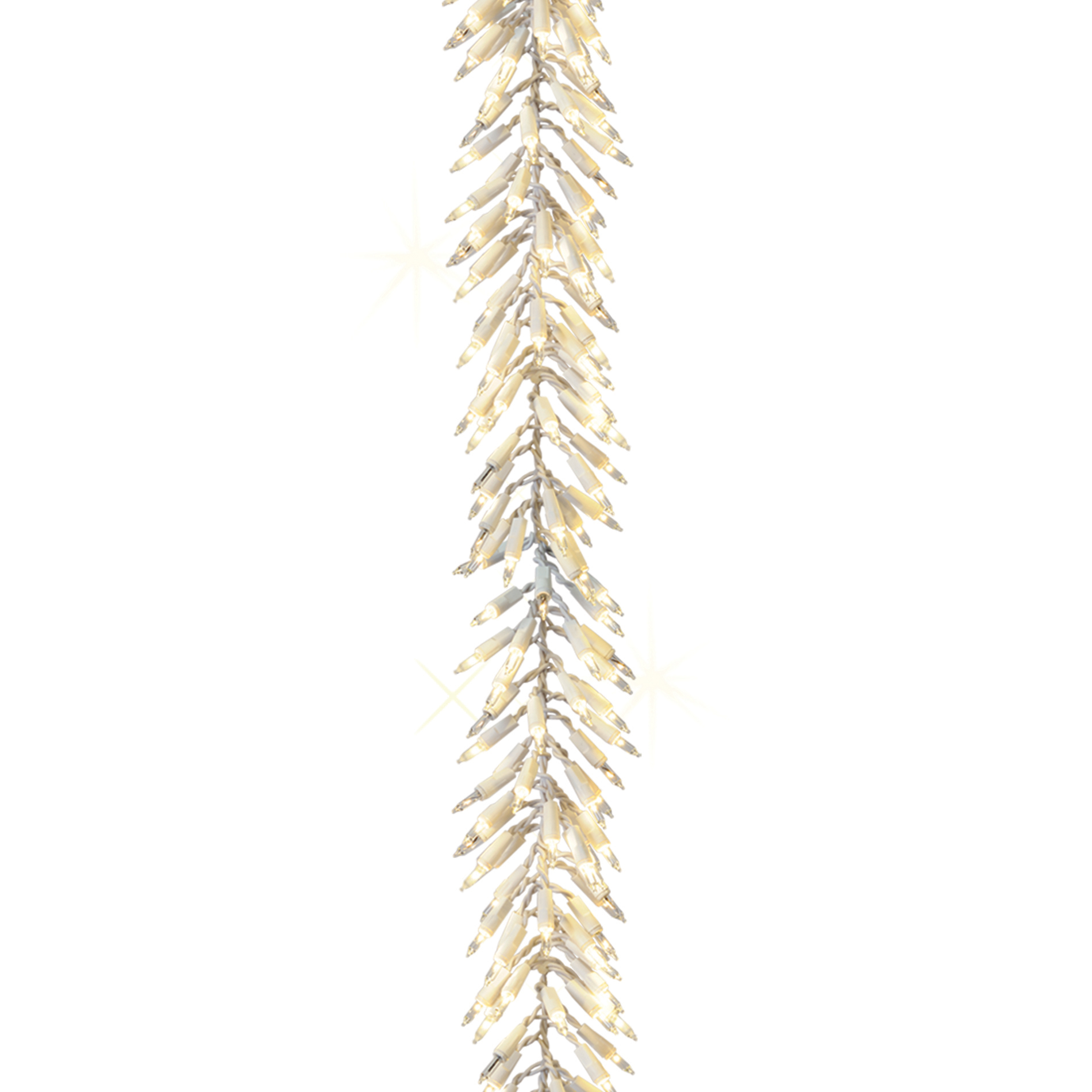 GE Appliances 12' Random Sparkle Cluster Garland With 800 Icicle Lights