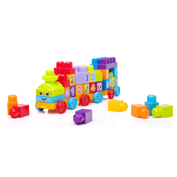 Mega Bloks First Builders 1-2-3 Learning Train Building Set - Toys ...
