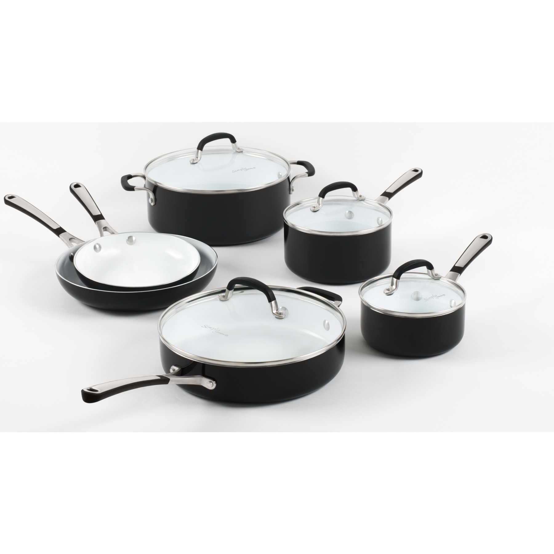 UPC 016853061990 - Calphalon 1913160 Simply Ceramic Nonstick 10-Piece ...