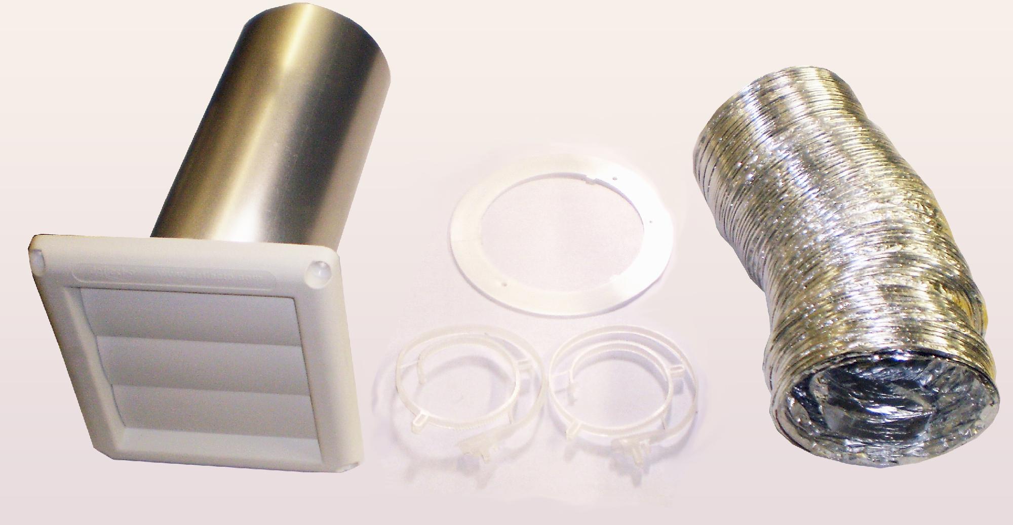 Equator Advanced Appliances White Outside Vent Kit