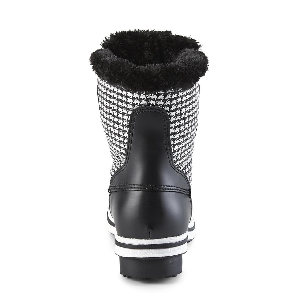 Personal Identity Women's Neve Check Winter Boot - Black/Houndstooth