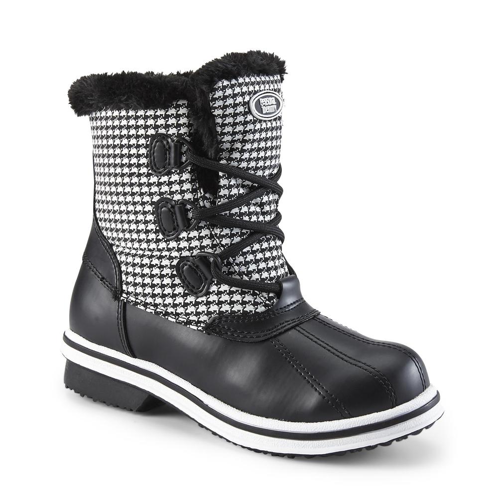 Personal Identity Women's Neve Check Winter Boot - Black/Houndstooth
