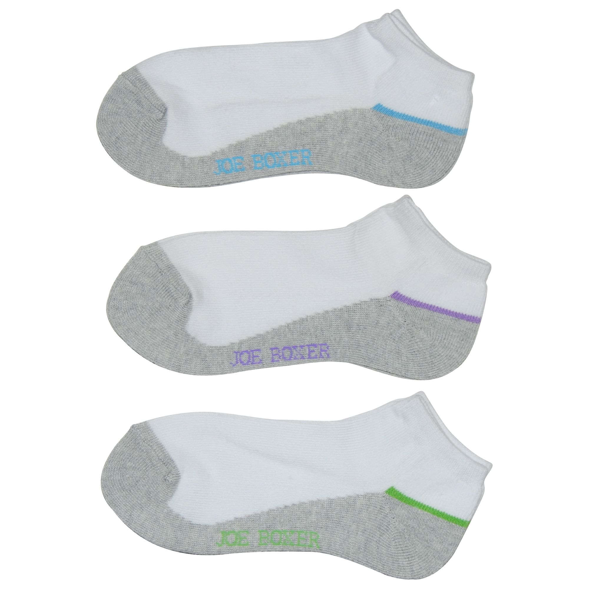 UPC 879033003131 - Joe Boxer Women's Quarter Footbed Socks - 3 Pack ...