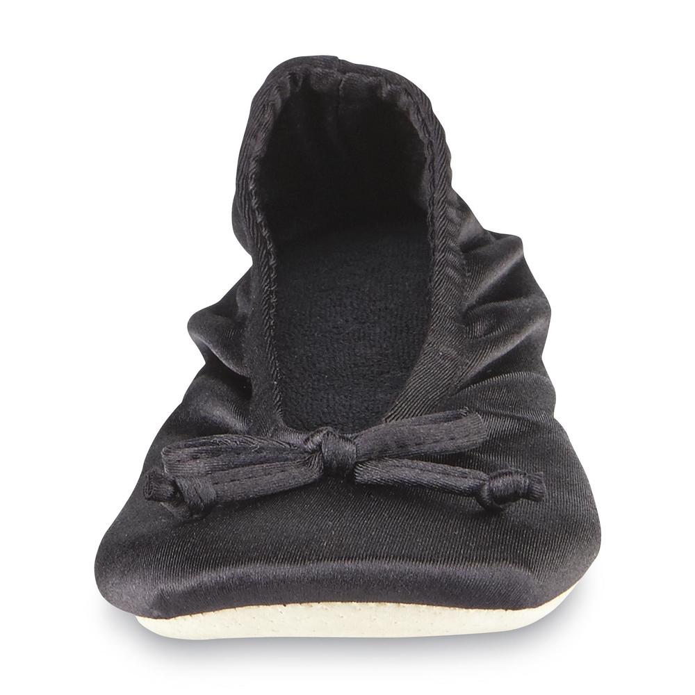 Isotoner Women's Ballerina Slipper - Black
