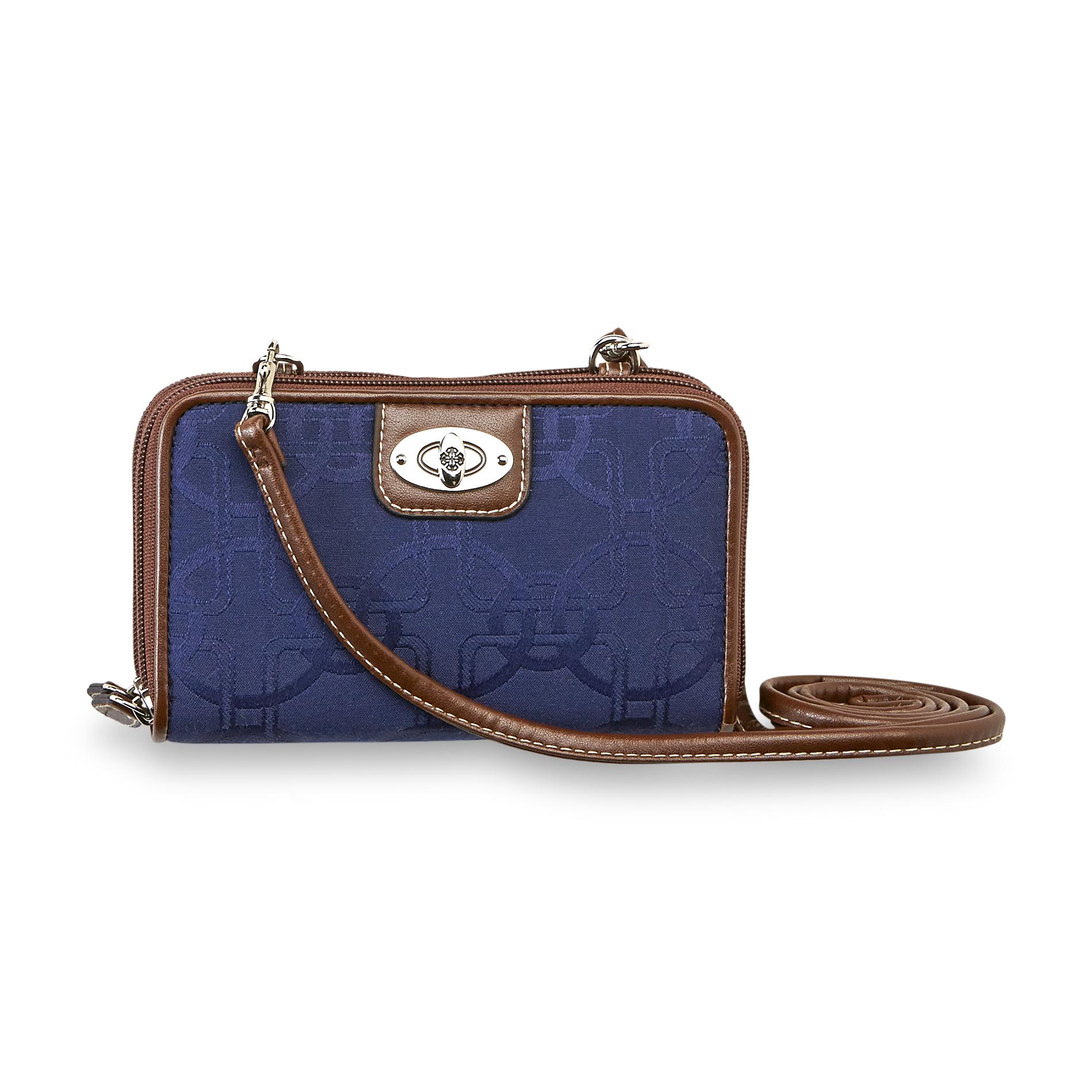 Treviso Women's Jacquard Shoulder Strap Wallet