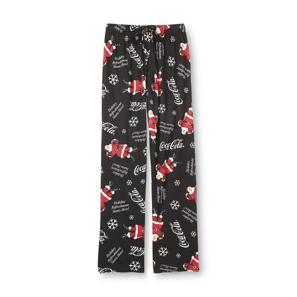 Coca-Cola Men's Christmas Pajama Pants - Santa