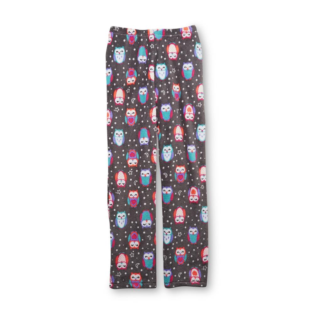 Joe Boxer Women's Pajama Top Pants & Slippers - Owl