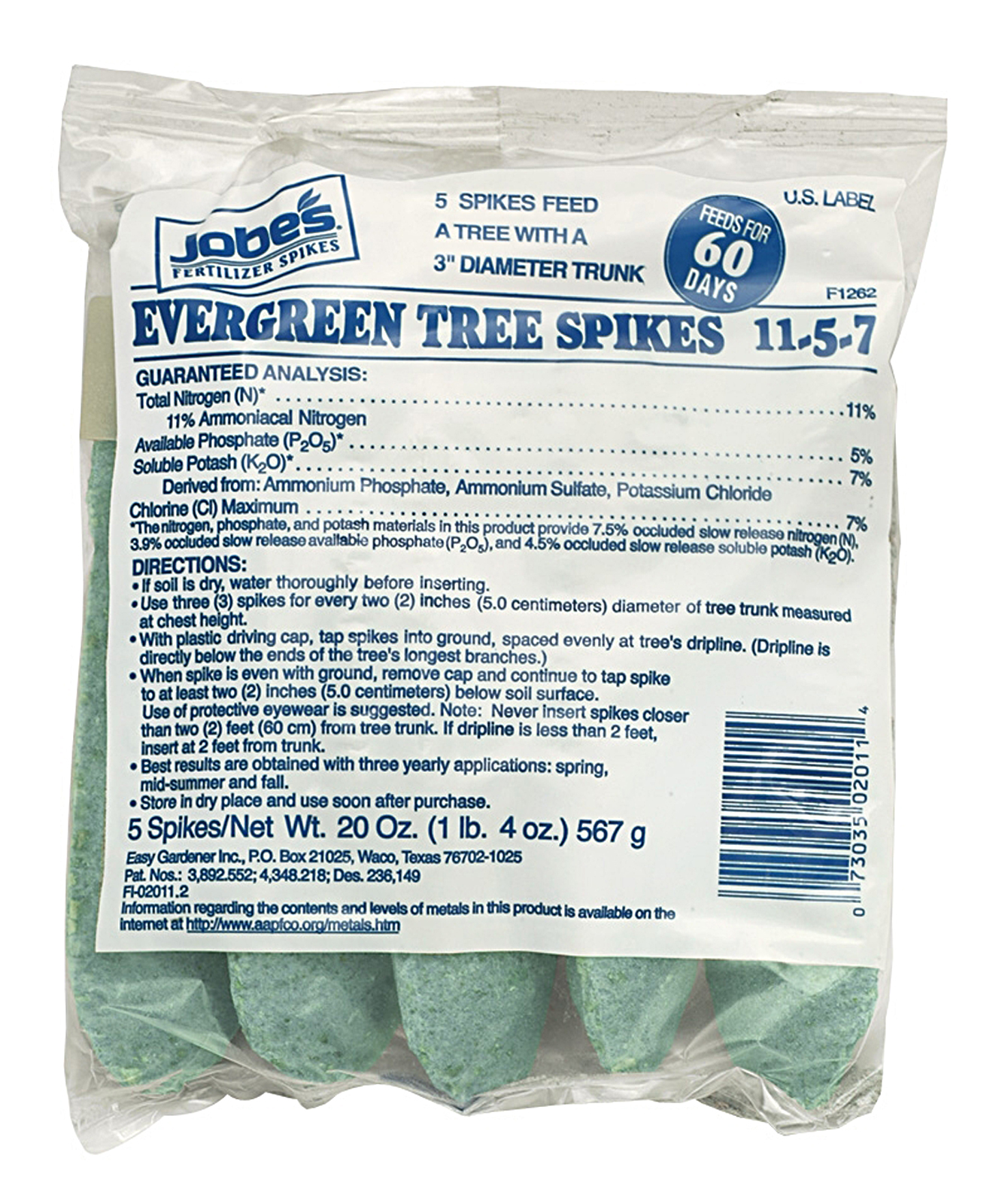 Easy Gardener EGP02011 Jobe's Evergreen Tree Stakes