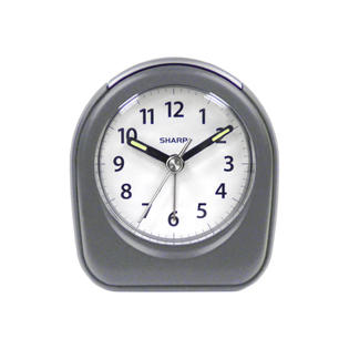 Sharp Sharp Quartz Analog Arch style Alarm Clock in Silver - TVs ...