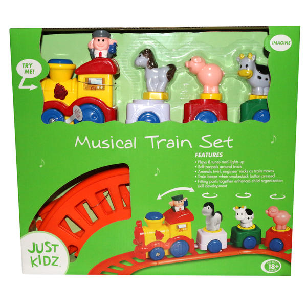 Just Kidz Musical Train Set - Toys & Games - Trains - Train Sets ...
