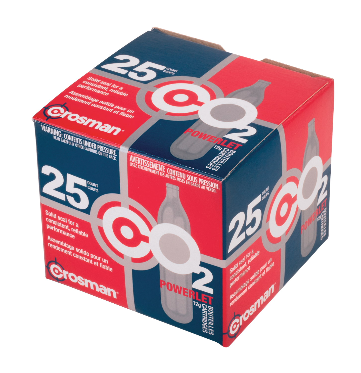 Crosman 12gr CO2 Powerlets, 25ct