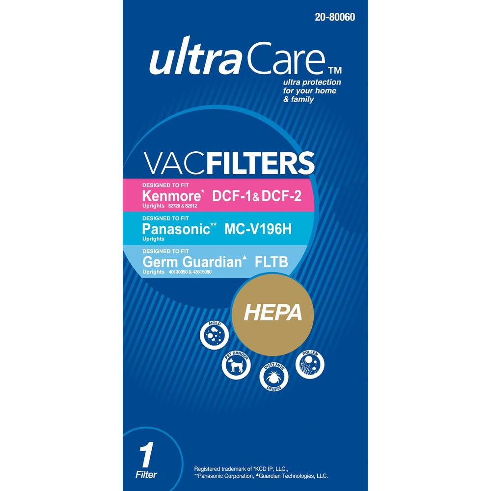 UltraCare UC68852-2 Vacuum Filters for Kenmore™ DCF-1 & DCF-2 ...