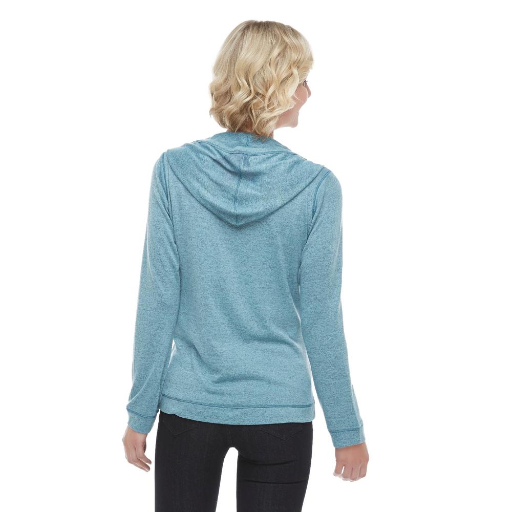 Live and Let Live Women's Studded Hoodie Jacket - Paisley