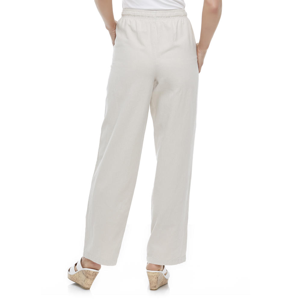 Basic Editions Women's Drawstring Pants