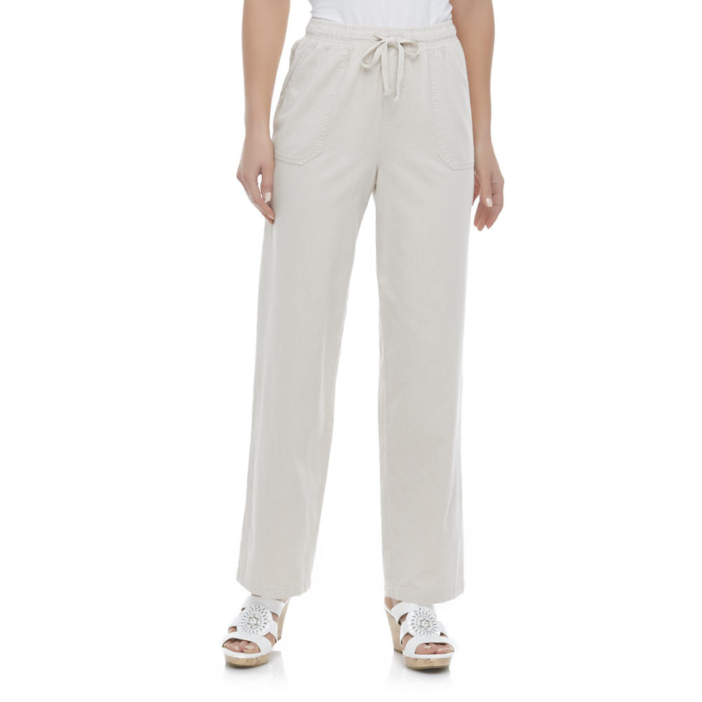 Basic Editions Women's Drawstring Pants