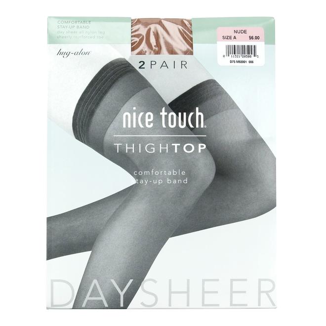 Nice Touch Pantyhose Thigh High Nylon Band Top