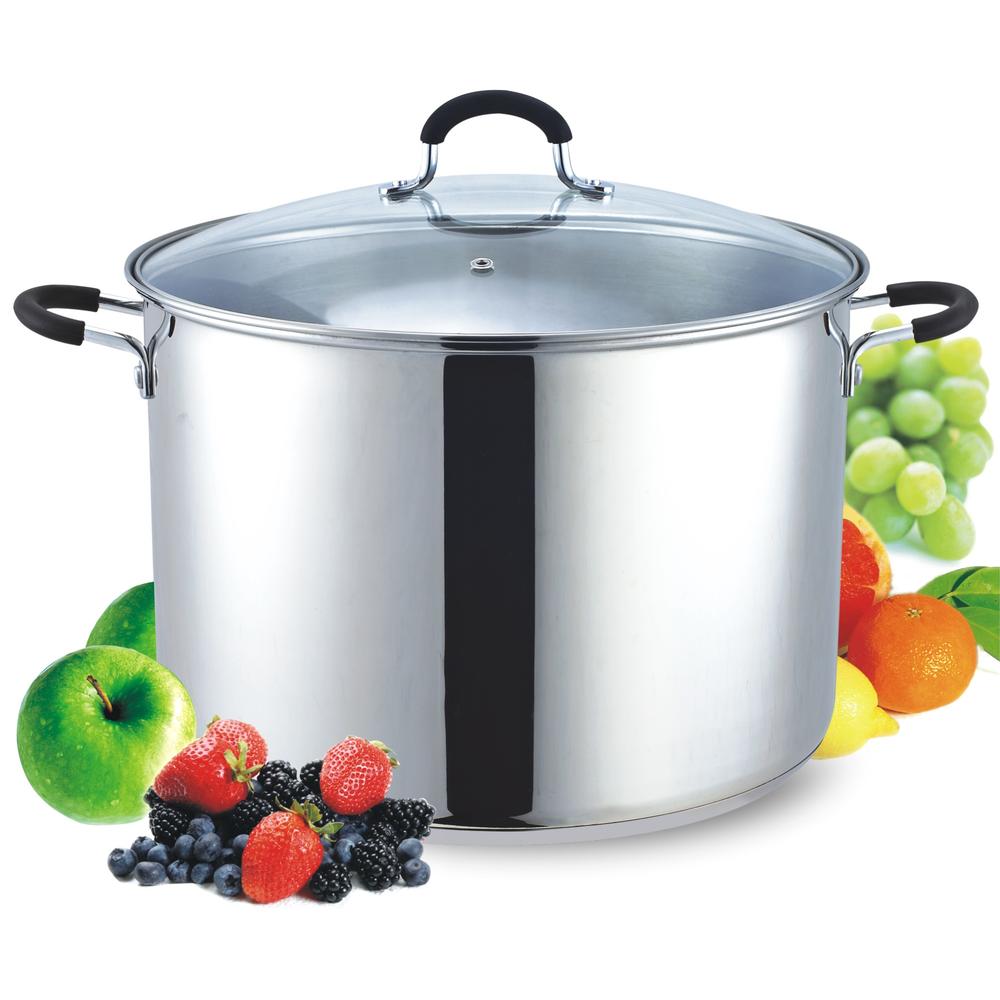 Cook N Home 20-Quart Stainless Steel Stockpot and Canning Pot with Lid