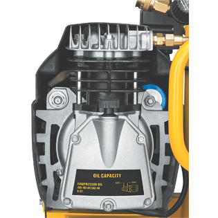 DeWalt 4 gal. 2HP Hand Carry Twin Tanks Air Compressor