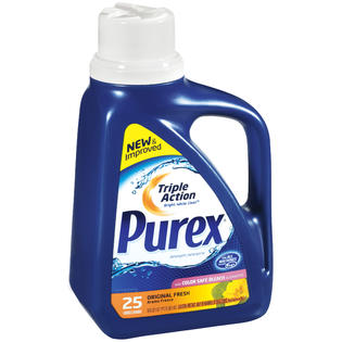 Purex Original Fresh with Color Safe Bleach Laundry Detergent, 50 fl oz ...