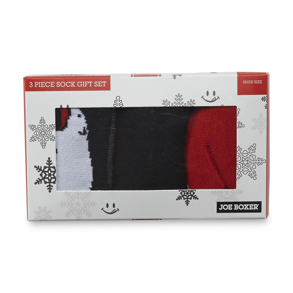 Joe Boxer Men's 3-Pairs Holiday Crew Socks - Polar Bears