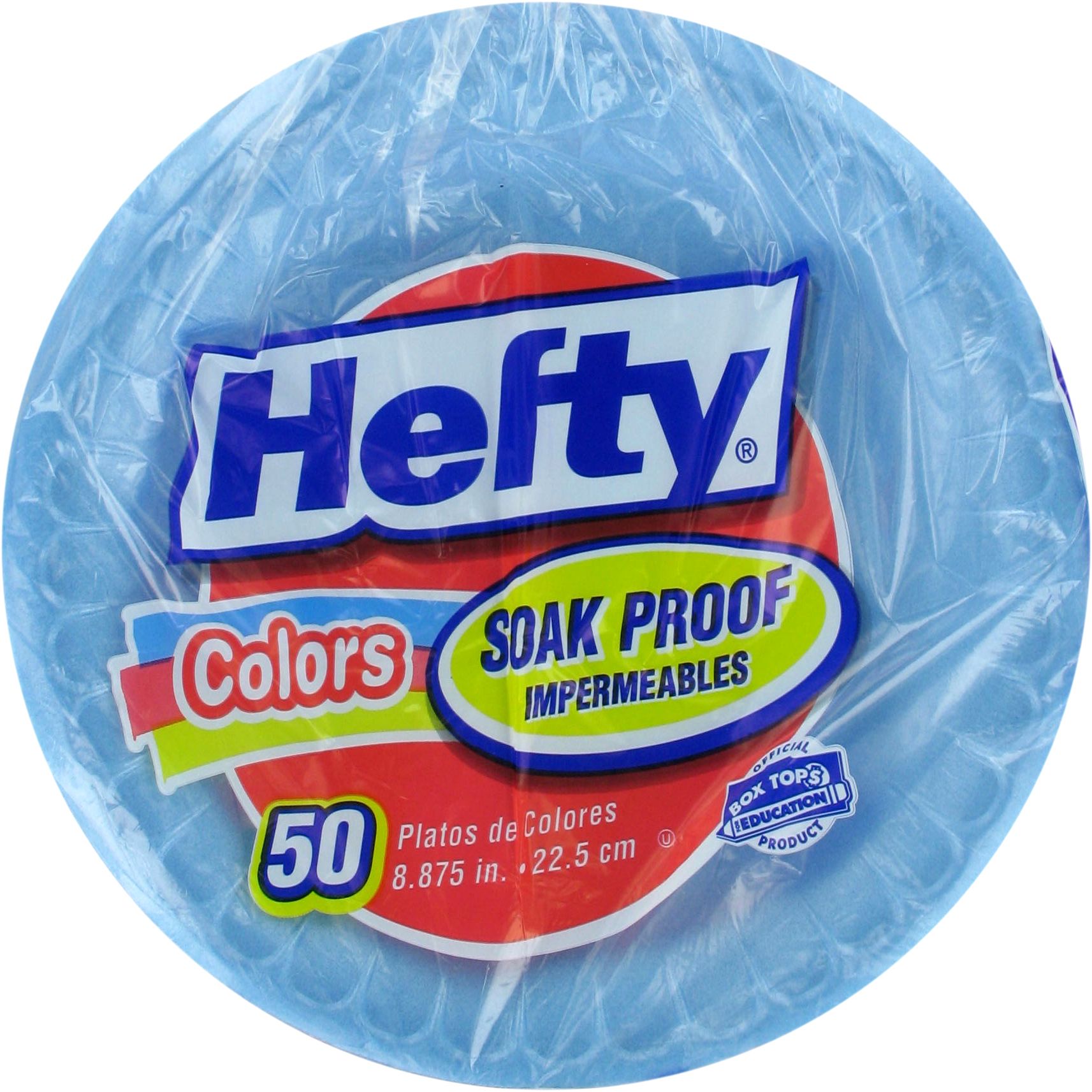 Hefty Colors 8 7/8 Inch Plates - 50 Count