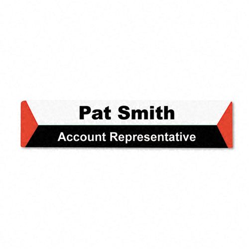 Advantus AVT75329 One-Sided Wall Panel Sign Name Holders, Acrylic