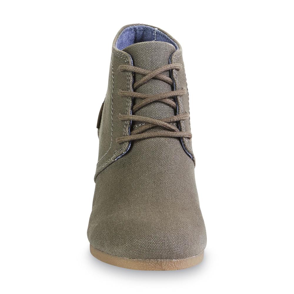 Bongo Women's Patillas Olive Wedge Bootie