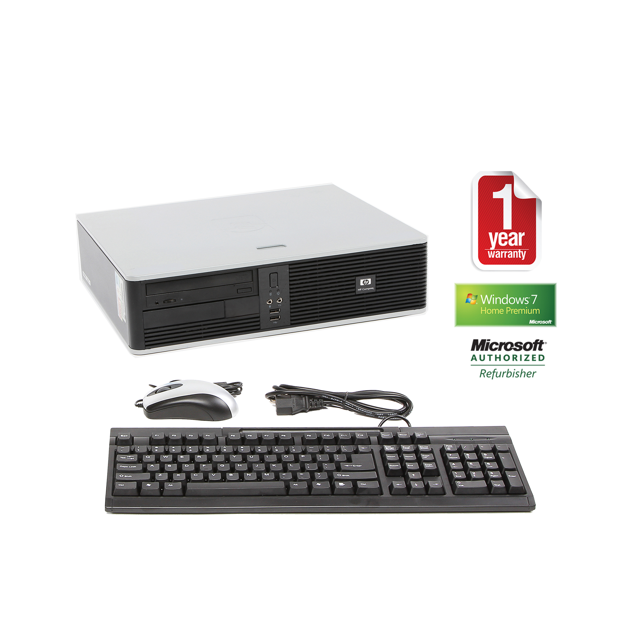 HP DC7800 Refurbished Small Form Factor PC C2D-2.66/2GB/160GB/DVD/W7HP ...